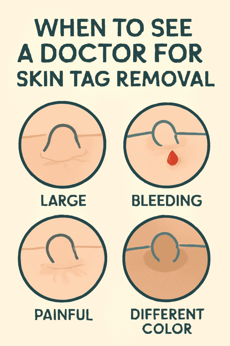 When to See a Doctor for Skin Tag Removal: Expert Advice